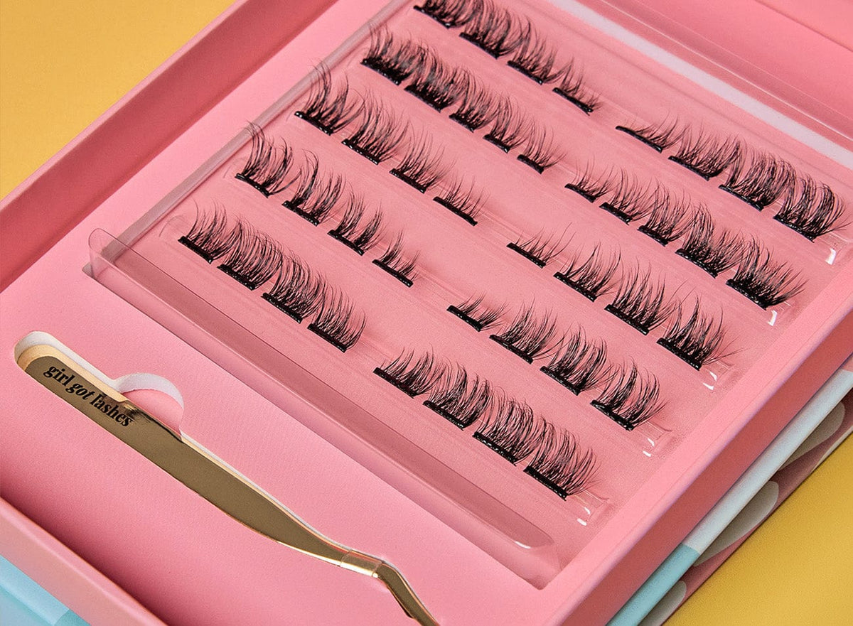 Pre Glued Wimpern von GirlGotLashes | Lash Extensions in nur 1 Schritt