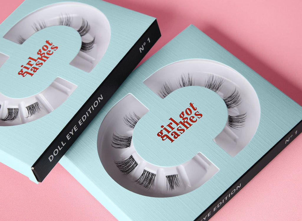 Doll Eye Edition Mini Box – C-Curl Wimpern für zu Hause, 1 Paar, 5–7 ...