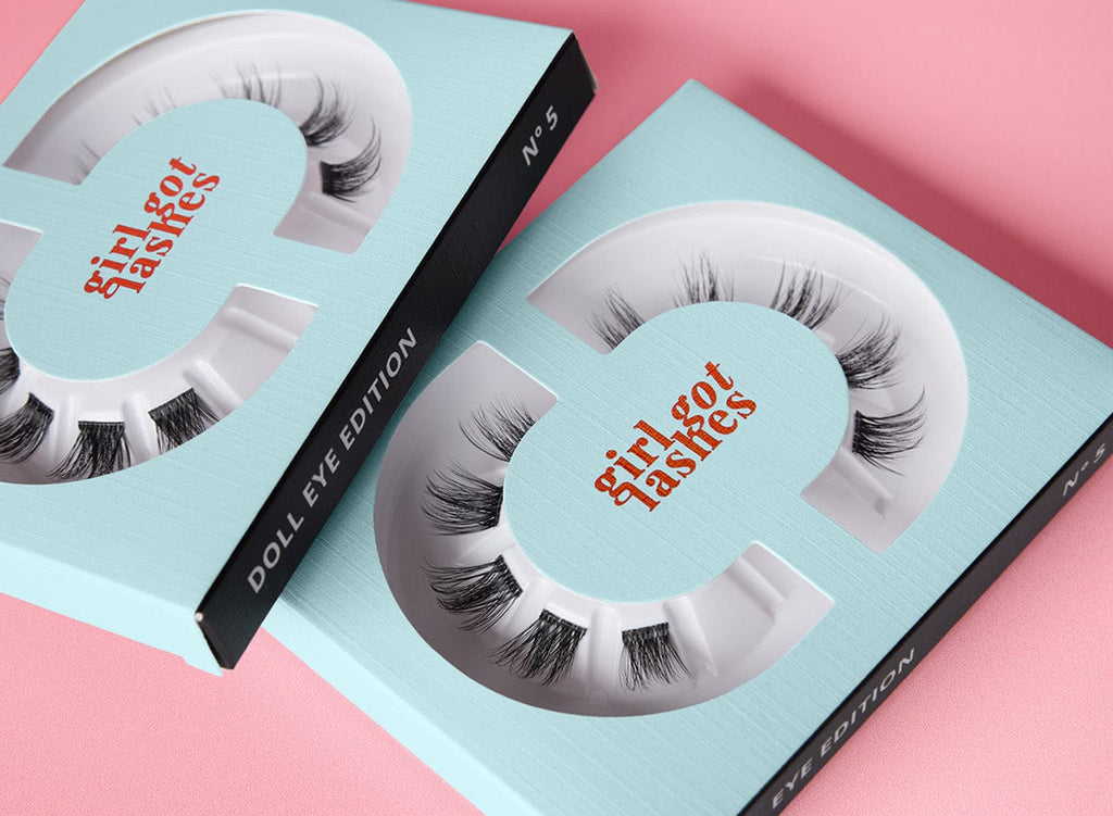 Doll Eye Edition Mini Box – C-Curl Wimpern für zu Hause, 1 Paar, 5–7 ...